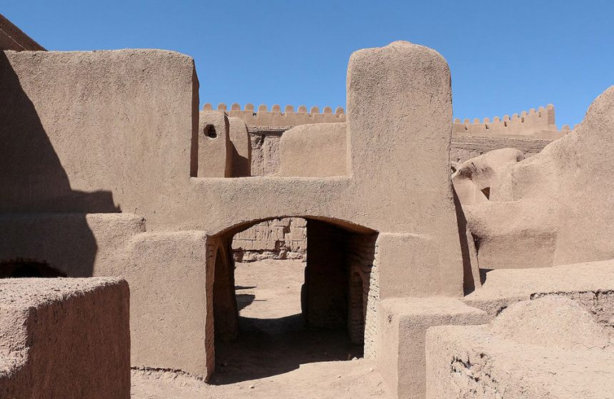 The Ancient Adobe Rayen Castle in Kerman, Iran - Travel to Iran