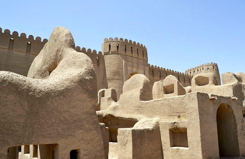 The Ancient Adobe Rayen Castle in Kerman, Iran - Travel to Iran